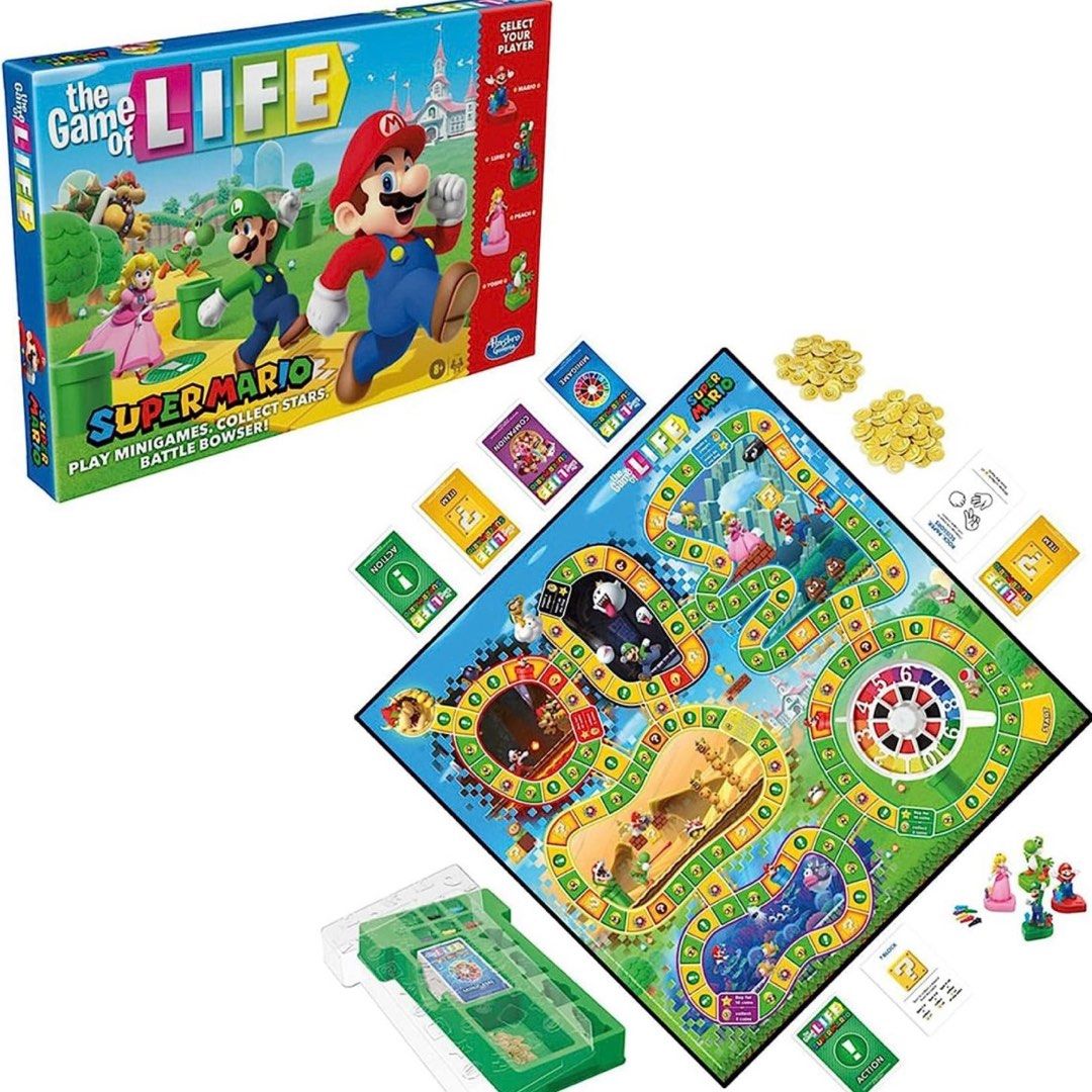 Super Mario The Game of Life, Hobbies & Toys, Toys & Games on Carousell
