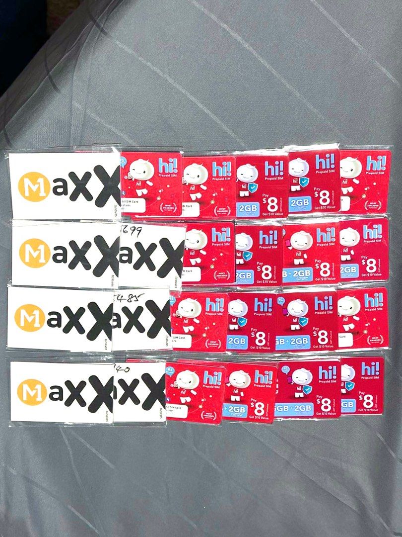 Taikong card space sim prepaid geenet tpg simba SingTel , Mobile Phones ...