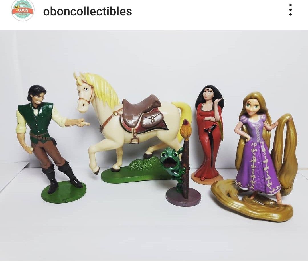 Tangled Figurines Set of 4 pcs, Hobbies & Toys, Toys & Games on Carousell