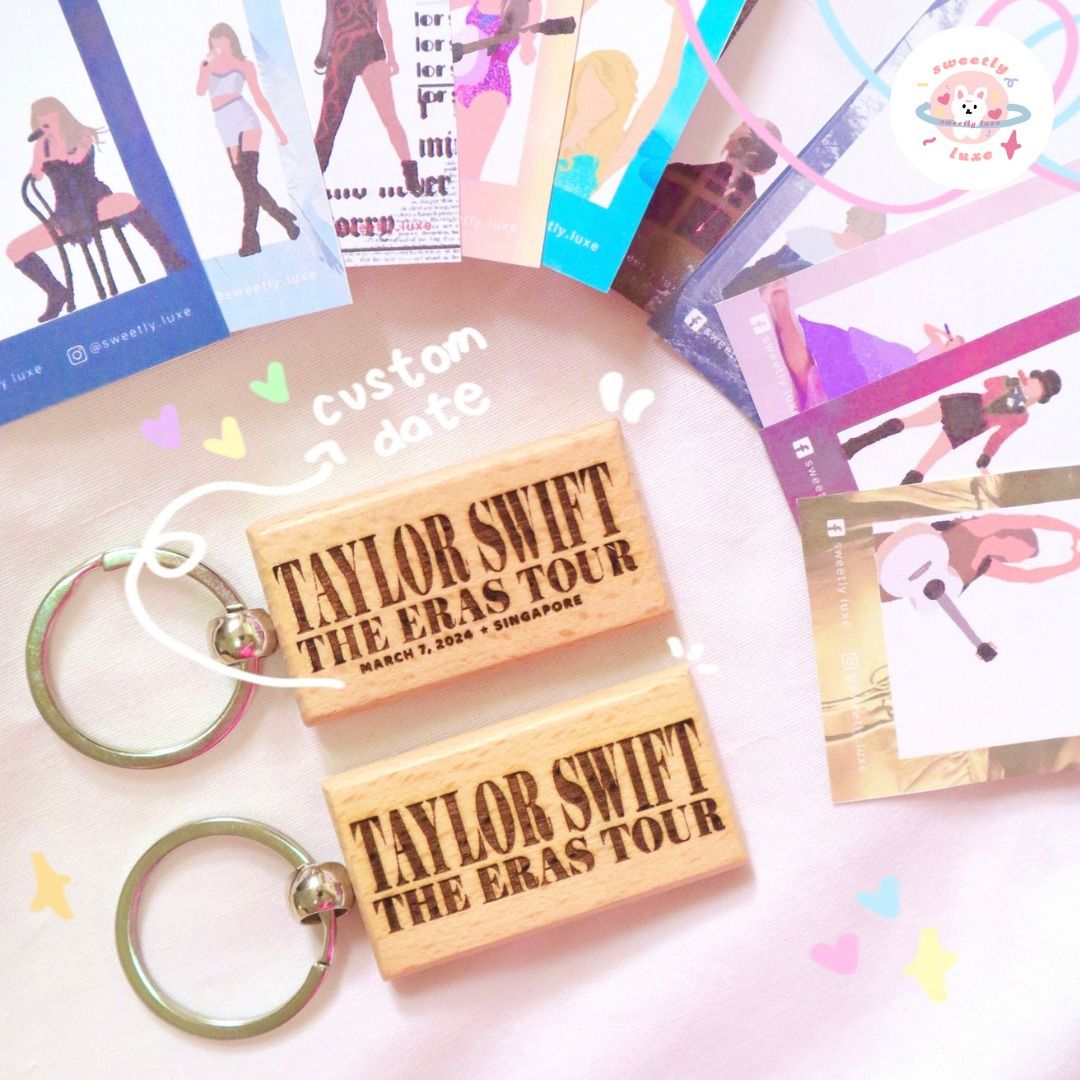 Taylor Swift Eras Tour Keychain (customized) | Fan Merch | Laser ...