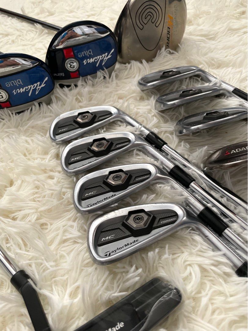 TaylorMade Tour Preferred MC Forged Iron Golf Set with Daytona 1 Putter ...
