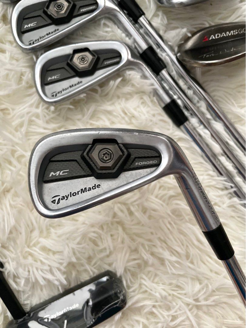 TaylorMade Tour Preferred MC Forged Iron Golf Set with Daytona 1 Putter ...