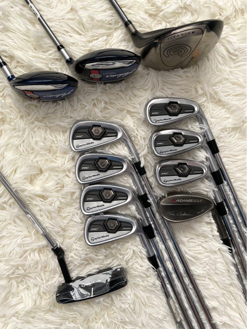 TaylorMade Tour Preferred MC Forged Iron Golf Set with Daytona 1 Putter ...