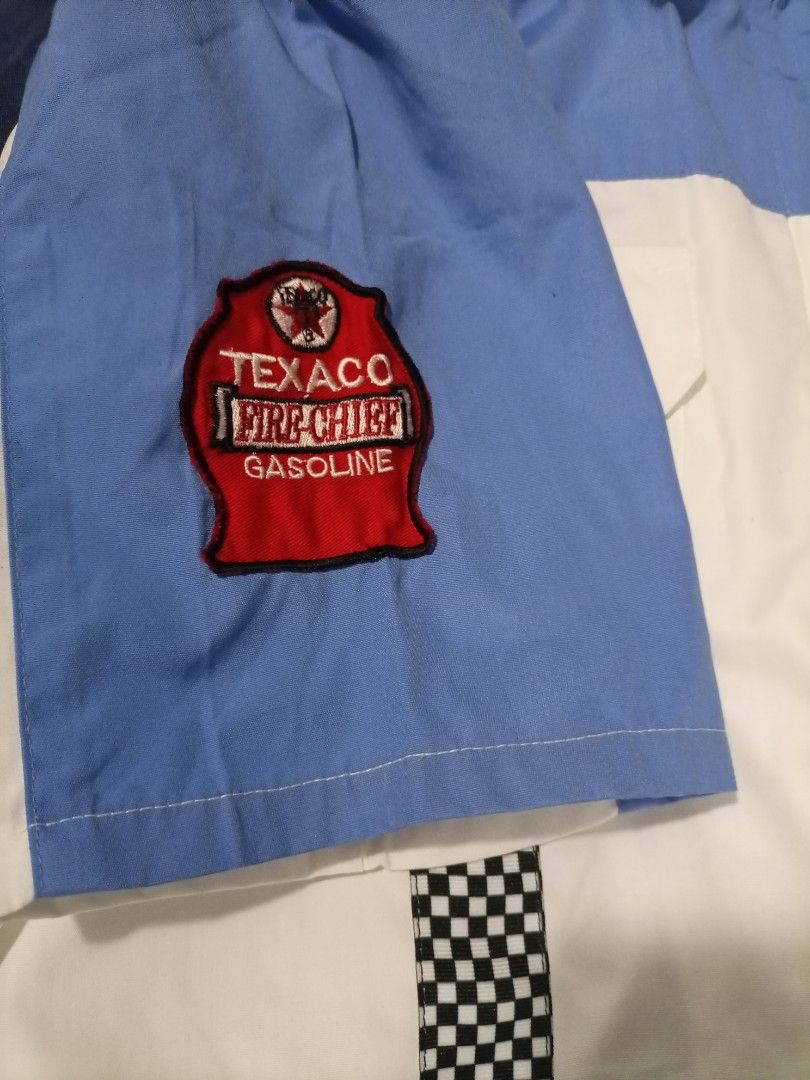 Texaco Gasoline Uniform, Men's Fashion, Tops & Sets, Formal Shirts on ...