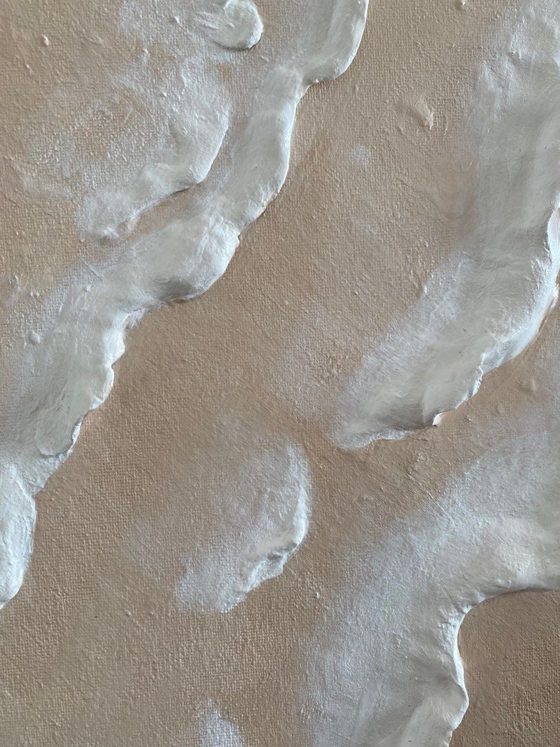 Textured art on canvas, Hobbies & Toys, Stationary & Craft, Art ...