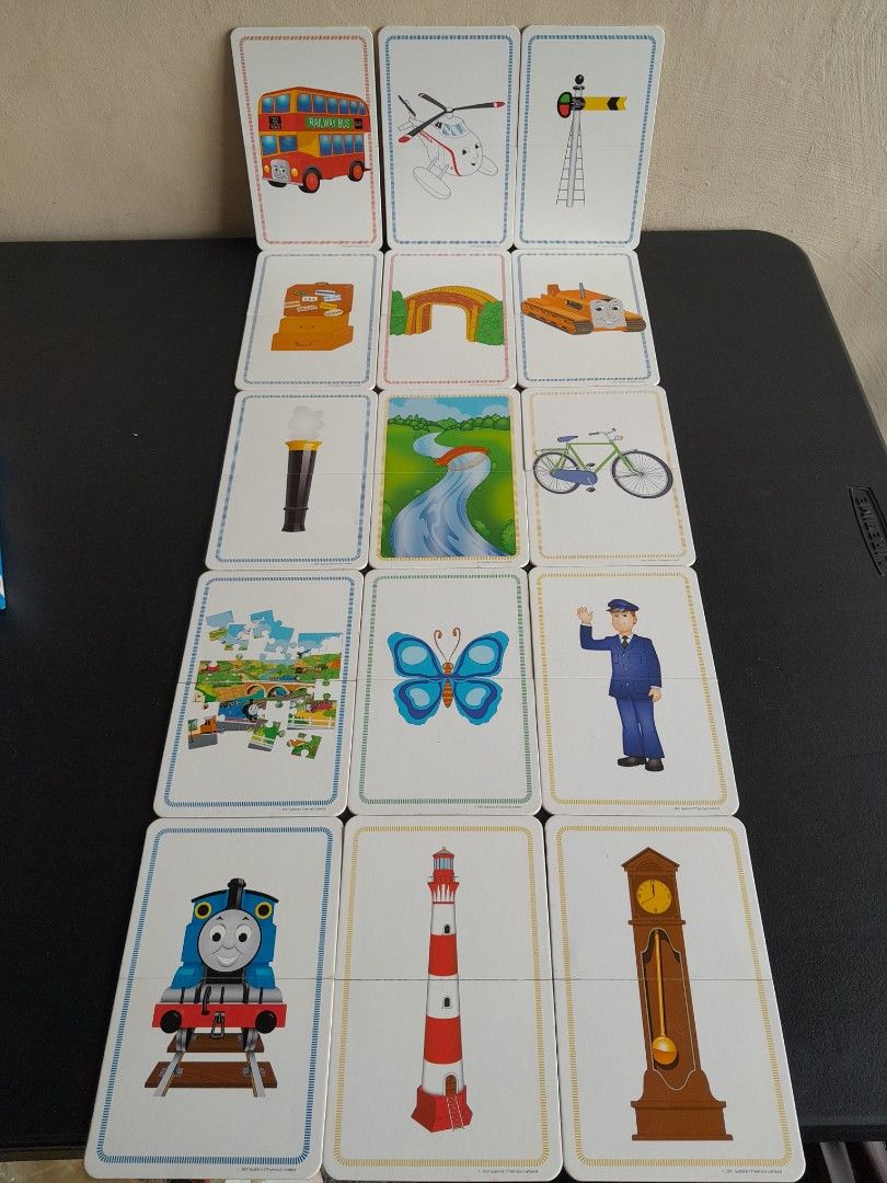 Thomas Slide and Learn Flashcards, Hobbies & Toys, Toys & Games on ...