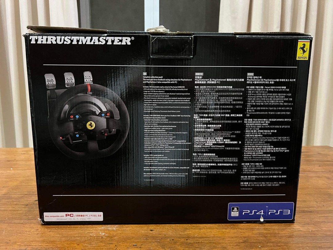 Thrustmaster T300 Racing Wheel, Video Gaming, Gaming Accessories ...