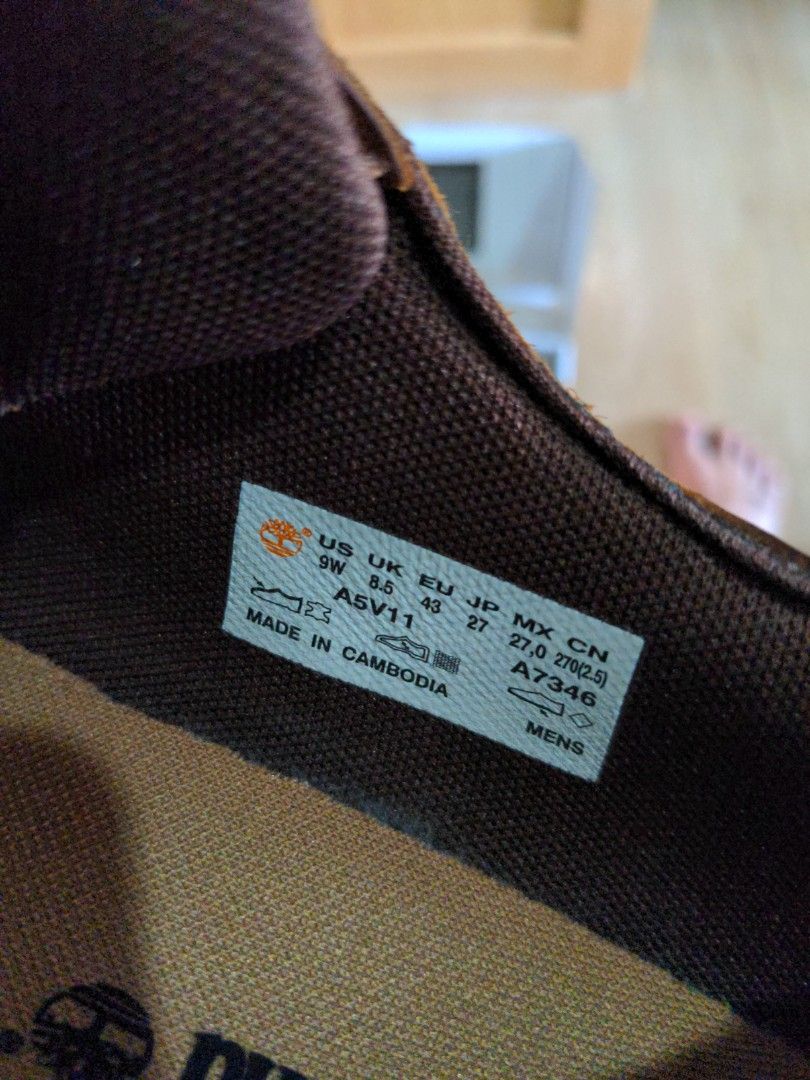 Timberland crestfield waterproof Oxford rust full grain shoes (men ...