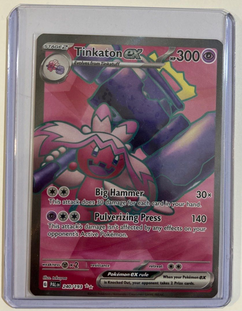 Tinkaton ex 240/193 pokemon cards, Hobbies & Toys, Toys & Games on ...