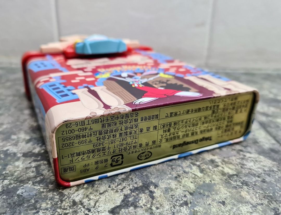 Tokyo Disneyland ToonTown ROGER RABBIT'S Car Toon Spin Cookie/Candy Tin ...