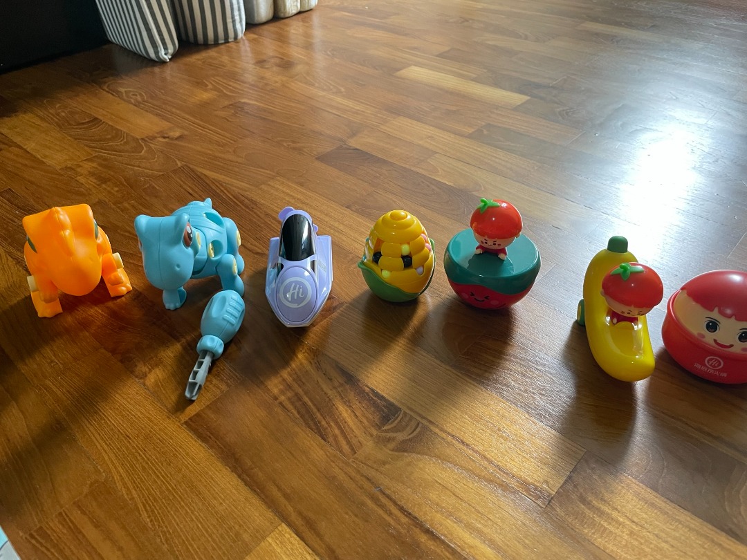 Toys (Cars, screwdriver, wheels, roly poly) - 7 items, Babies & Kids ...