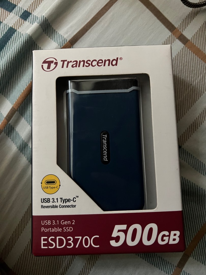 Transcend ESD370C 500GB Portable SSD on Carousell
