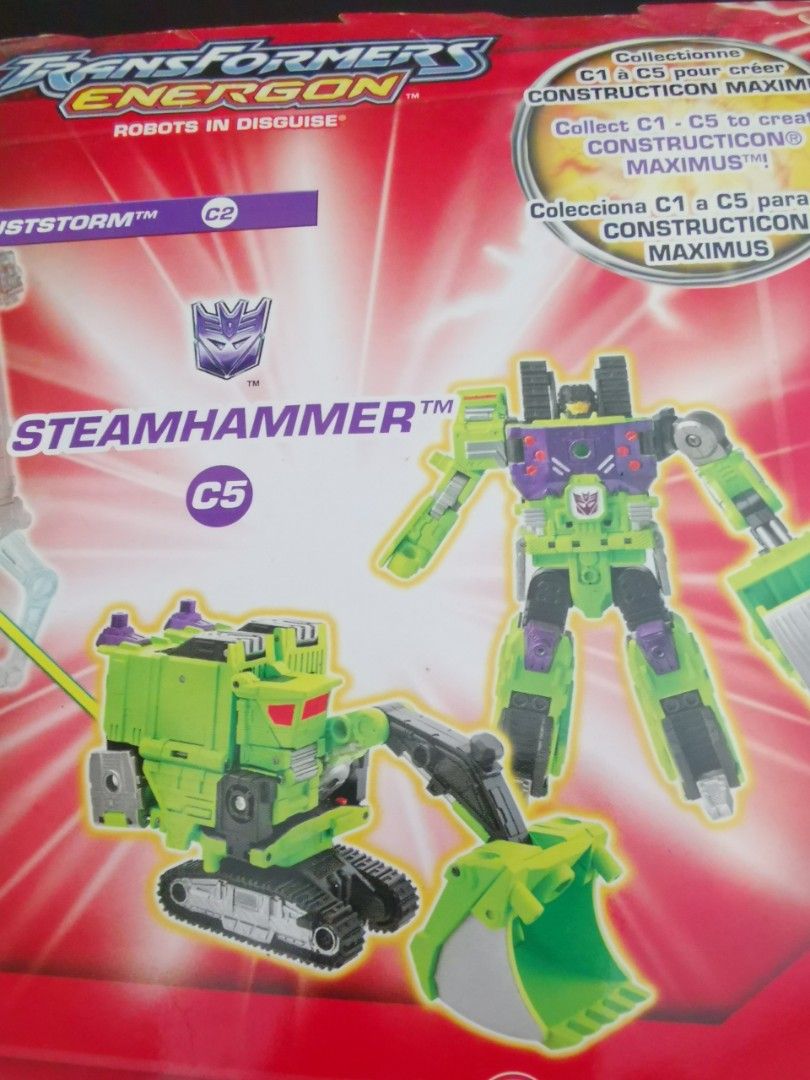 Transformers steamhammer energon series, Hobbies & Toys, Toys & Games ...
