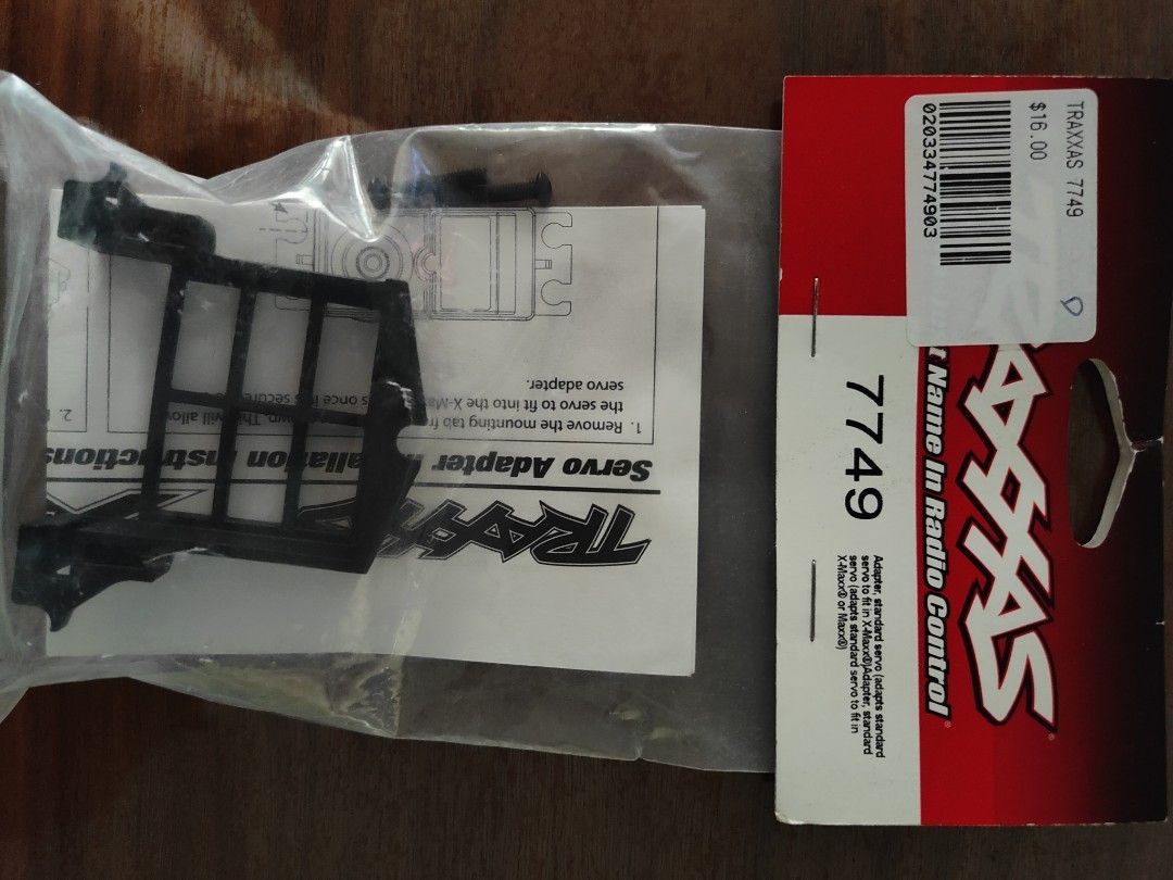 Traxxas X-Maxx/Maxx/XRT Standard Servo Adapter, Hobbies & Toys, Toys ...