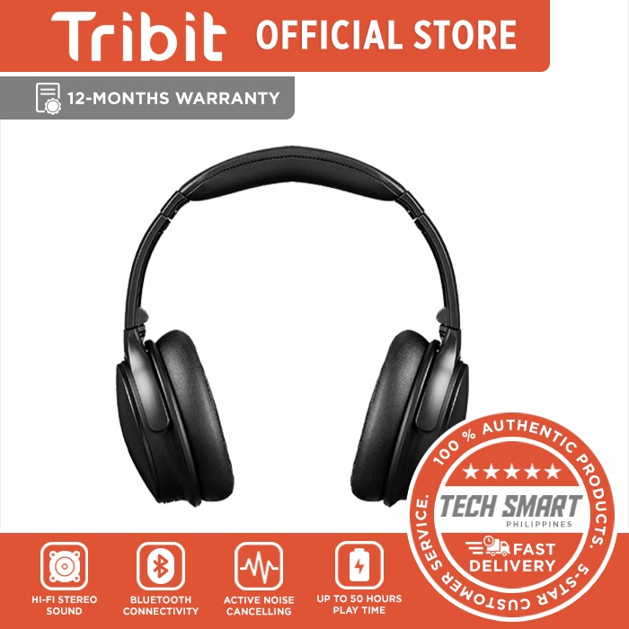 Tribit QuietPlus 71 ANC Headphones Active Noise Cancelling, Wireless ...