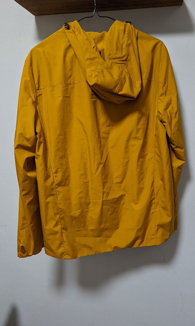 Uniqlo Yellow / Mustard Jacket Small Men, Men's Fashion, Coats, Jackets ...