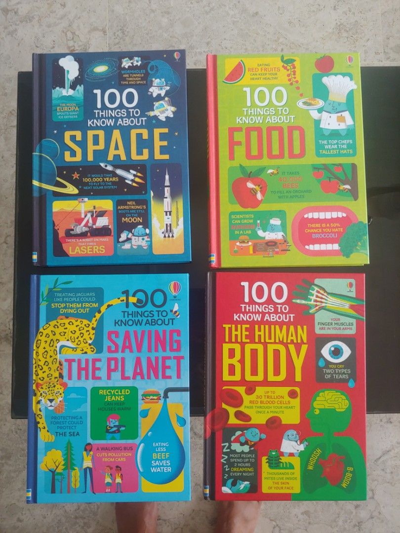 6 Books: Usborne 100 Things to Know About, Hobbies & Toys, Books ...
