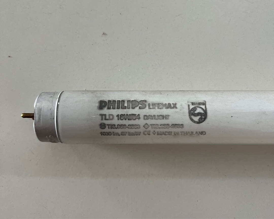 Used 2 ft white flora-cent Lighting tube, Furniture & Home Living ...