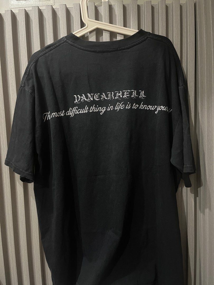 Vancarhell Black Oversized Shirt (Streetwear brand) on Carousell