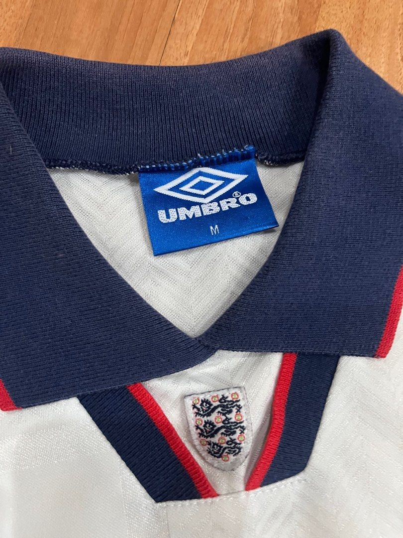 Vintage 1994 England Home Jersey, Men's Fashion, Tops & Sets, Tshirts ...
