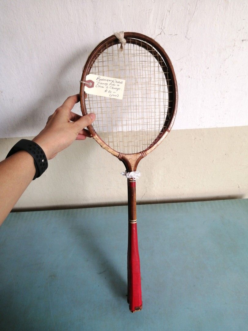 Vintage Badminton Racket for Kids Wooden Frame (selling as a pair ...
