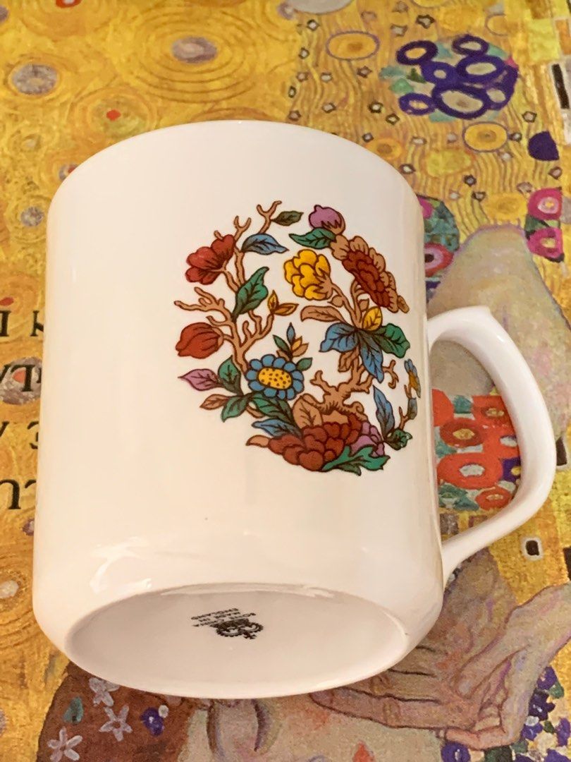 Vintage Mug Hand painted , Bone China made In England, Furniture & Home ...