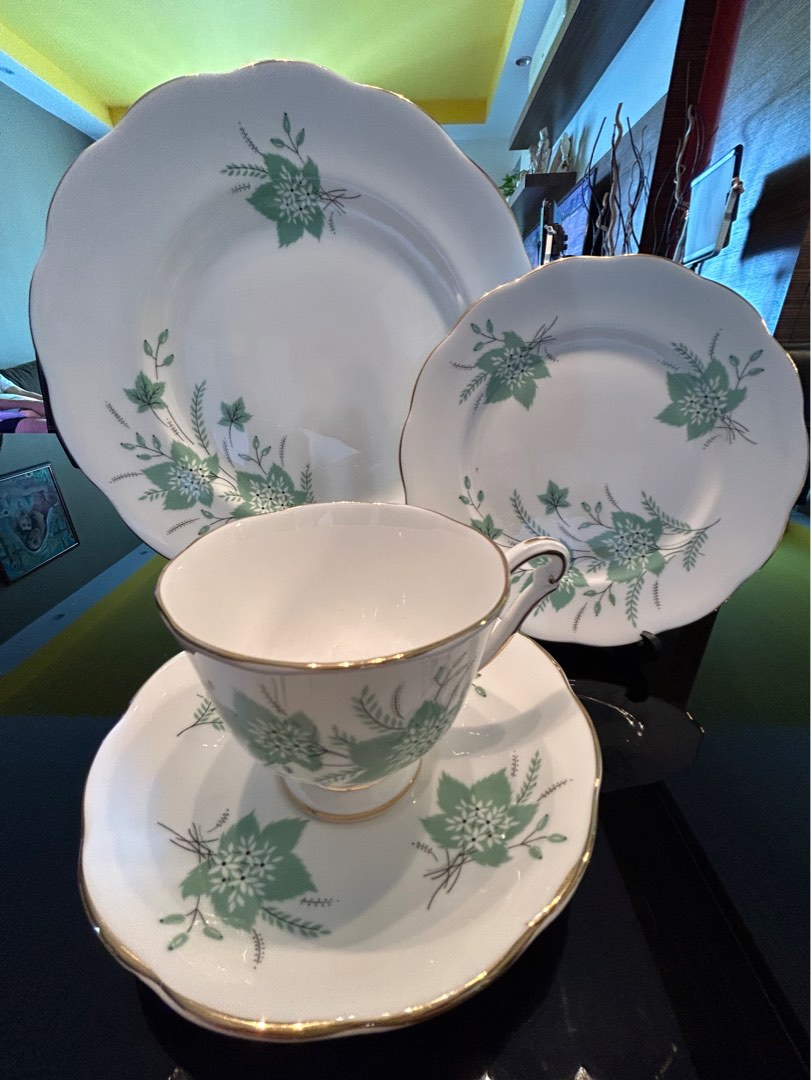 Vintage "Napoli" by Queen Anne Tea set, Furniture & Home Living ...
