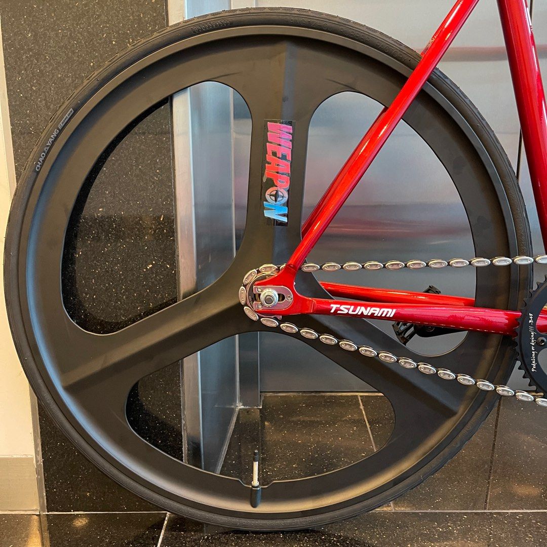 WEAPON alloy trispoke for fixie bike | fixed gear bike | smooth | zero ...