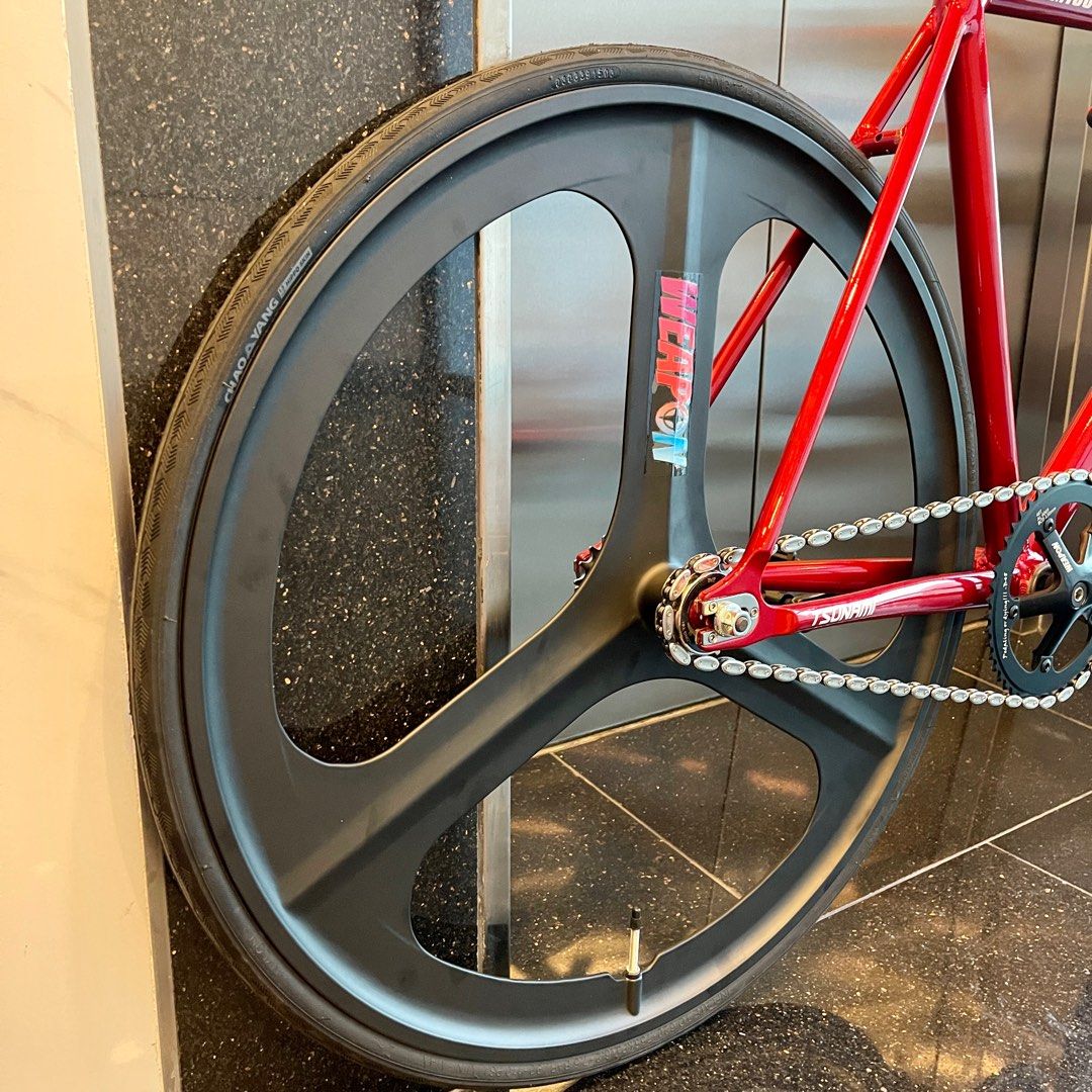 WEAPON alloy trispoke for fixie bike | fixed gear bike | smooth | zero ...