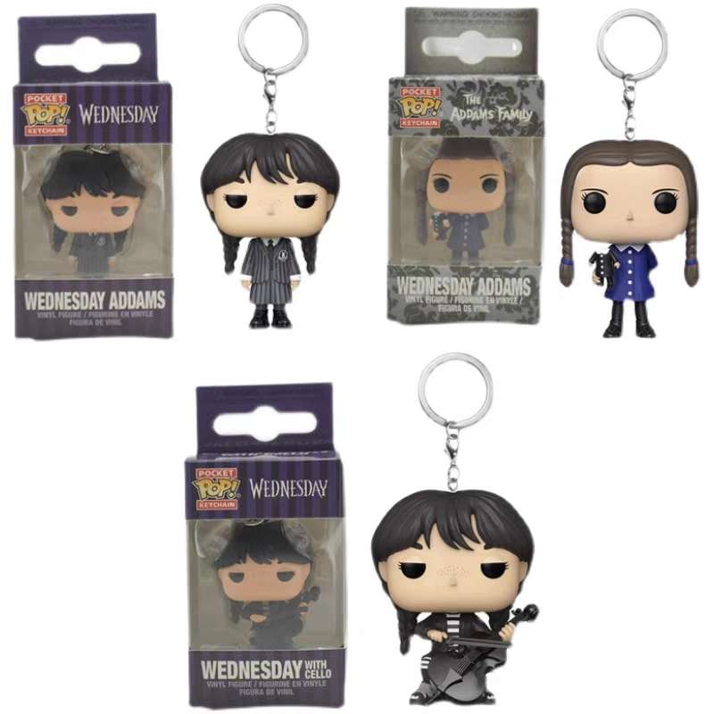 Wednesday Addams Pocket Pop! Keychain, Hobbies & Toys, Toys & Games on ...