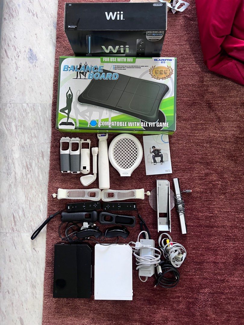 Wii full set including 2 consoles (SG and AUS region), Video Gaming ...