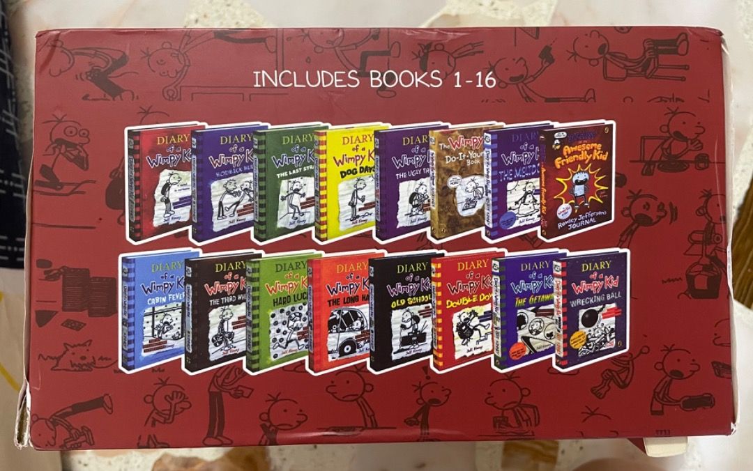 Wimpy Kids 16 books set, Hobbies & Toys, Books & Magazines, Children's ...