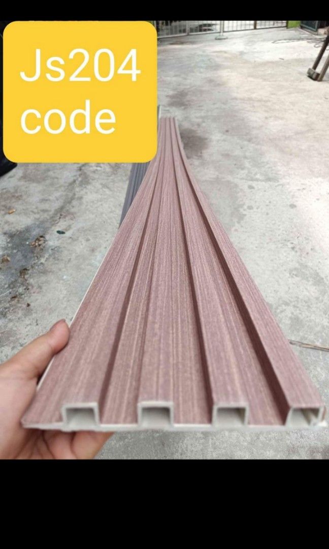 WPC INDOOR FLOATED PANEL, Furniture & Home Living, Home Decor, Wall ...