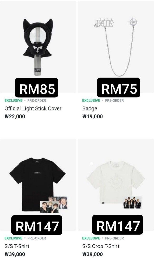 [ CLOSED ] WTS ENHYPEN FATE TOUR MERCH (2ND PRE-ORDER), Hobbies & Toys ...