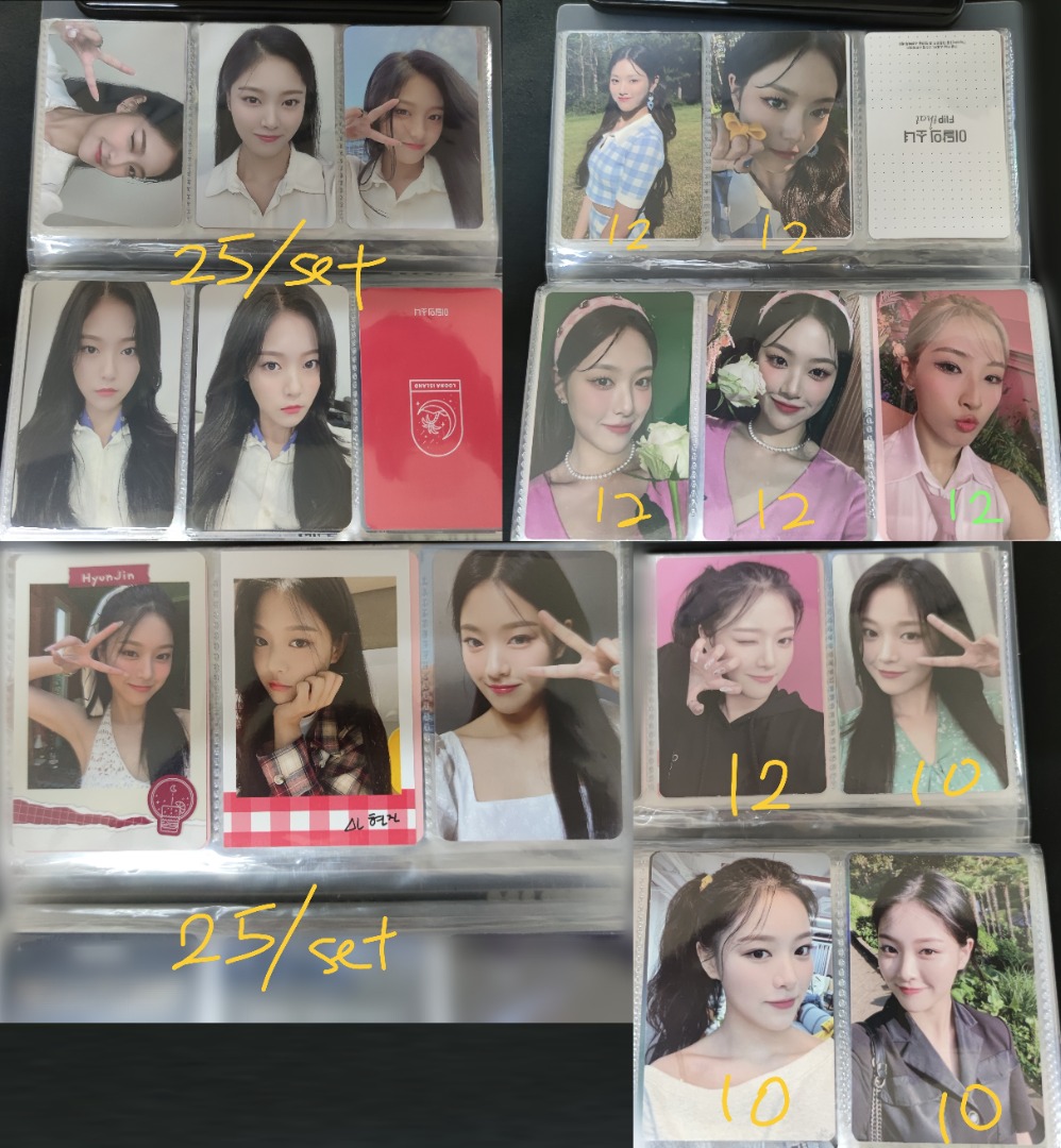 WTS LOONA Hyunjin Haseul Photocards, Hobbies & Toys, Collectibles ...