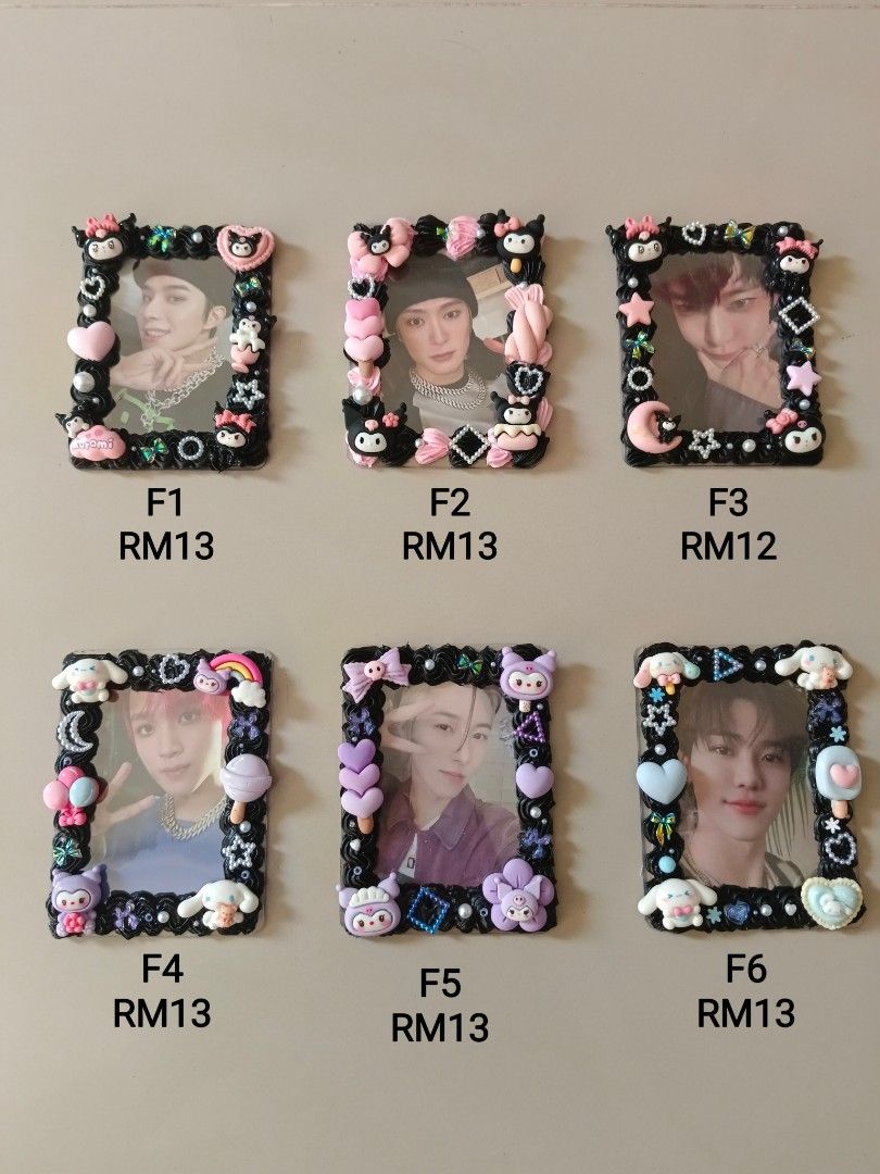 WTS READY STOCK KPOP DECORATED TOPLOADER CREAM(DIYMYSELF) Photocard ...