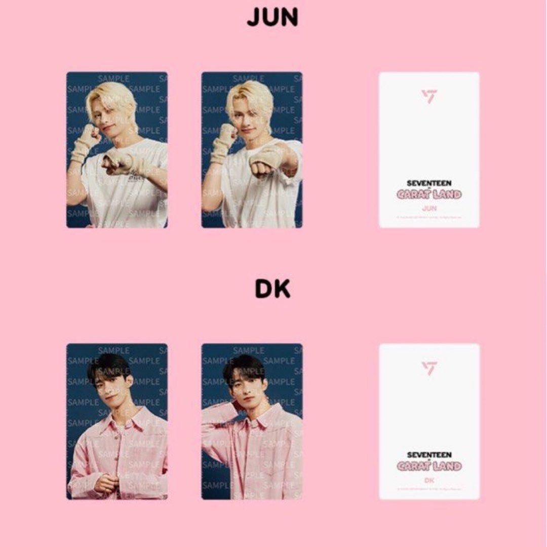 WTS Seventeen SVT Caratland 2023 DK Jun Lenticular Card/Photocard PC, Hobbies & Toys ...