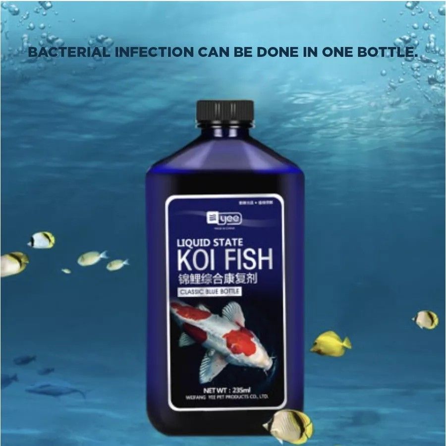 YEE fish medicine for koi and gold fish medicine treatment for white ...