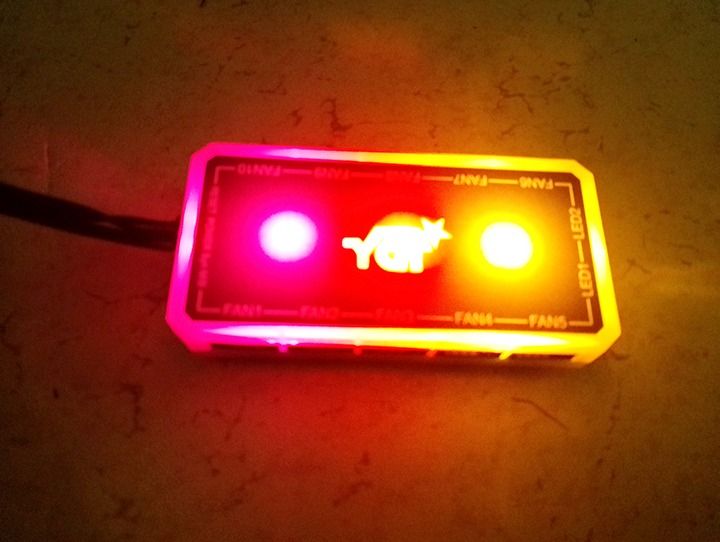 YGT ROMANTIC ARGB FAN 1255, 6-PIN 3-IN-ONE FAN with REMOTE CONTROLLER ...