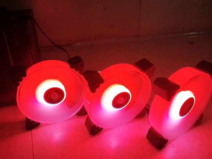 YGT ROMANTIC ARGB FAN 1255, 6-PIN 3-IN-ONE FAN with REMOTE CONTROLLER ...