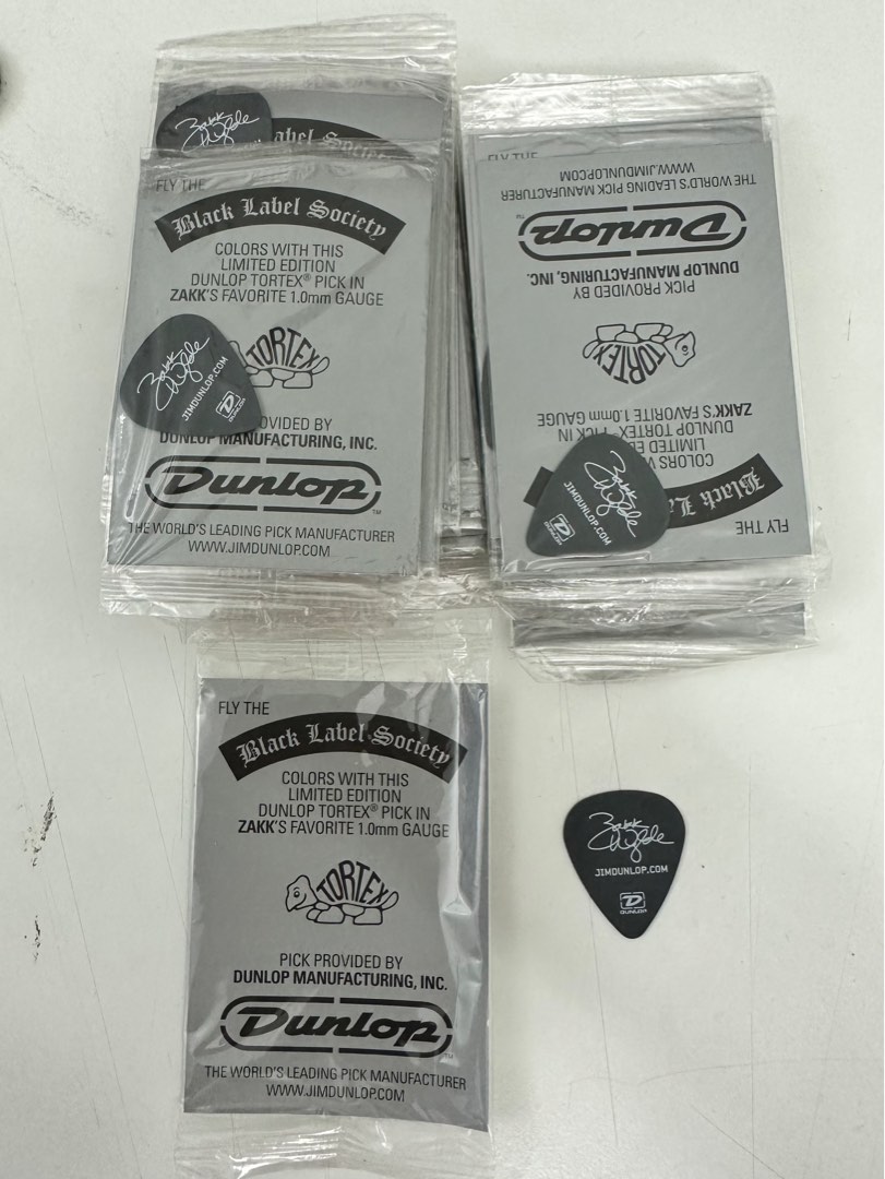 Zakk Wylde Black Label Society Signature Touring Dunlop Tortex guitar ...