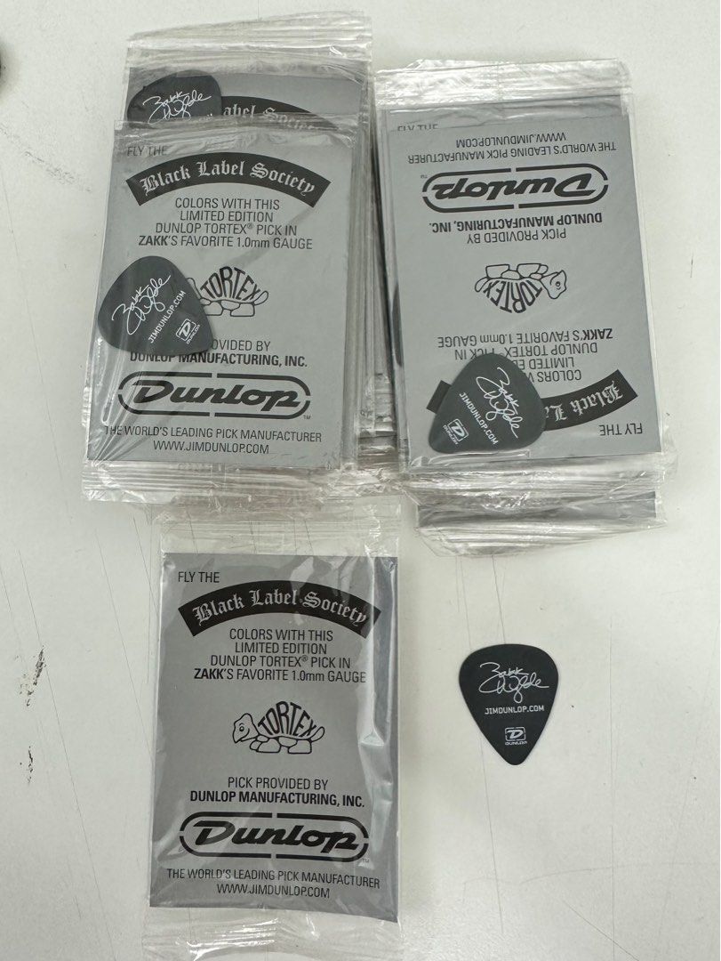 Zakk Wylde Black Label Society Signature Touring Dunlop Tortex guitar ...