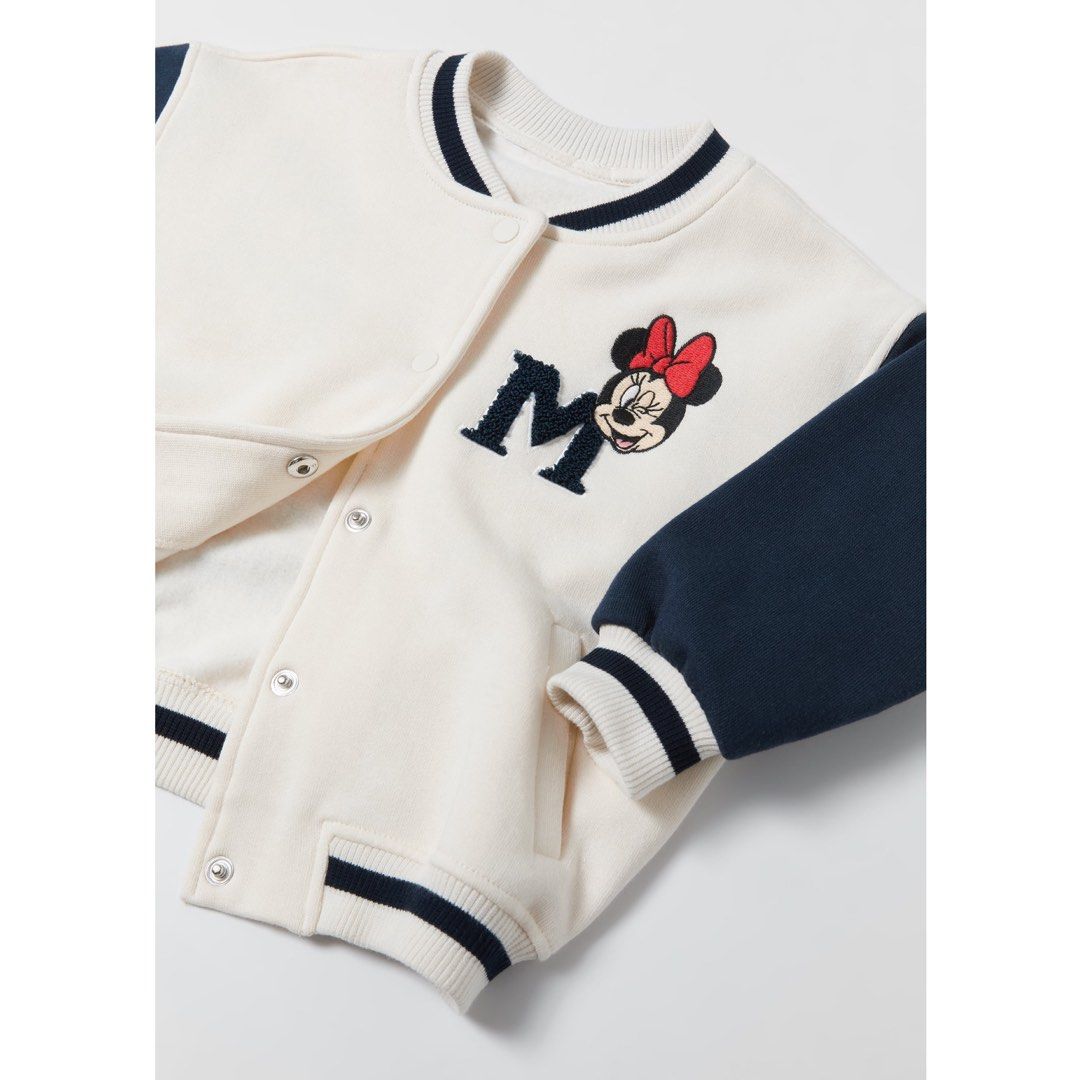 Zara Baby Girl Minnie Mouse Disney Bomber Jacket - 3-4 YO, Babies ...