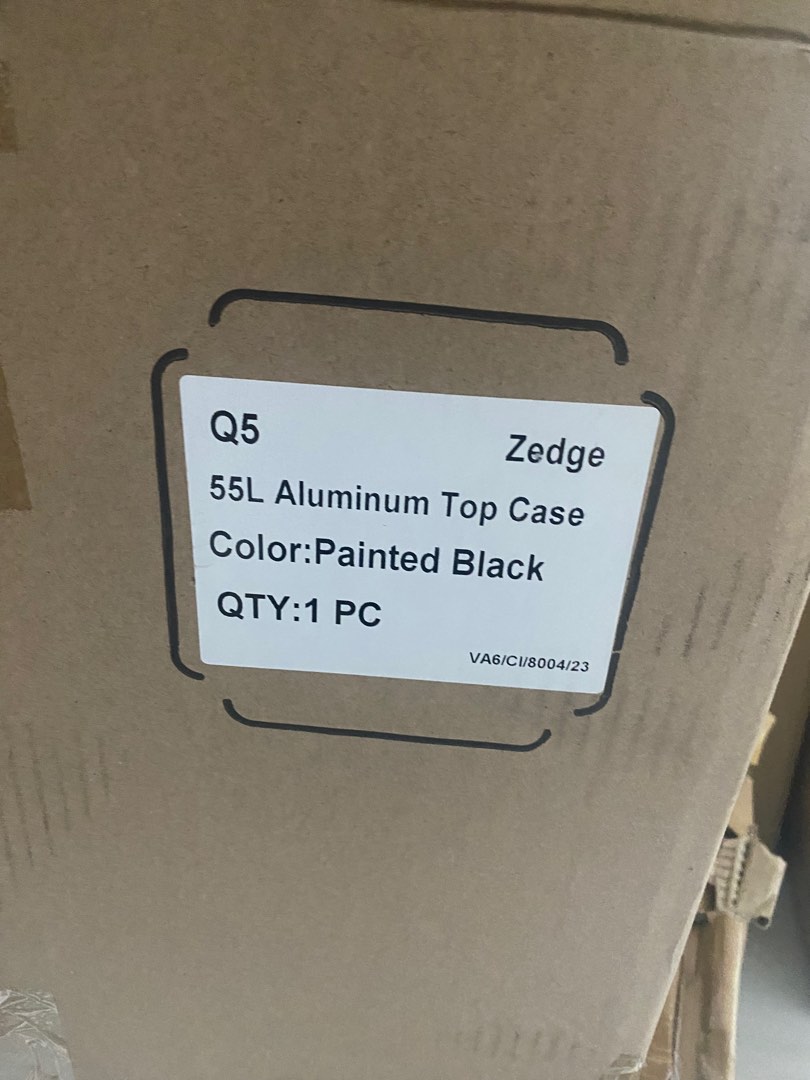 Zedge 55L box, Motorcycles, Motorcycle Accessories on Carousell