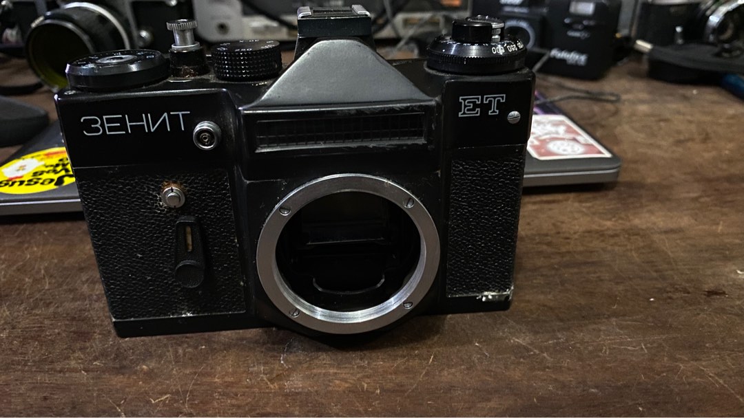 Zenith ET SLR. 35mm Film Camera., Photography, Cameras on Carousell