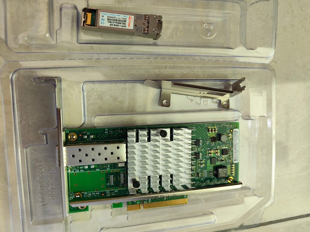 10Gbps PCie card Free 10G SFP+ SM LR, Computers & Tech, Parts ...