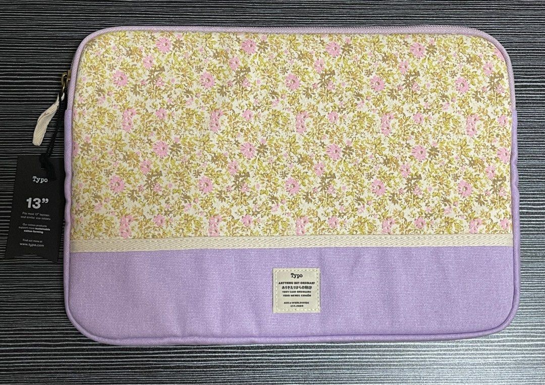 13" Typo Laptop Sleeve, Computers & Tech, Parts & Accessories, Laptop ...