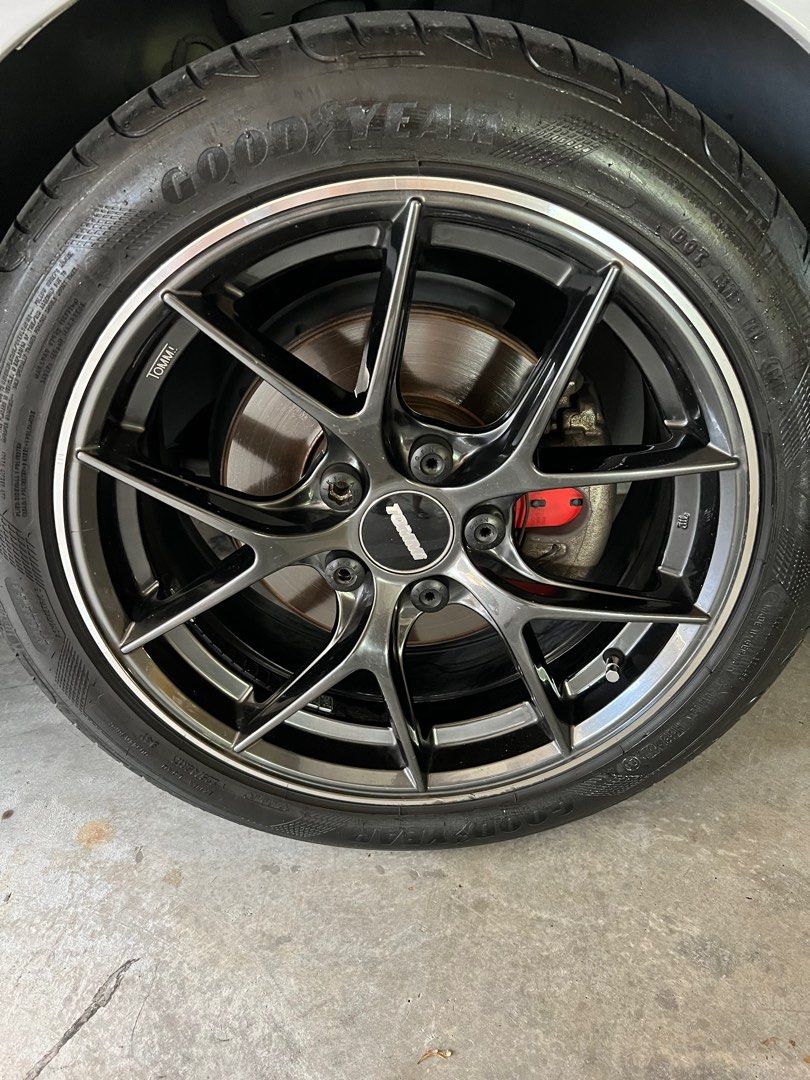 17 Inch Tommi Free Flow Rims with Goodyear F1A5 tyres, Car Accessories ...