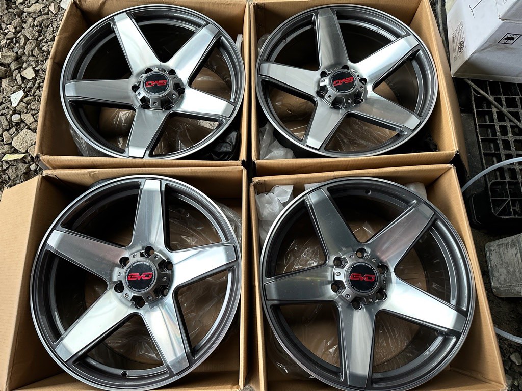 20” Evo wheels code 5298 Mags 6Holes pcd 139 Brandnew, Car Parts ...