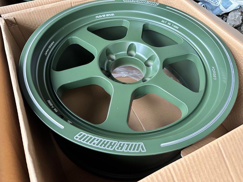 20” TE37 XT Green mags 6Holes pcd 139 w/275-45-r20/275-55-20/275-60-20/ ...